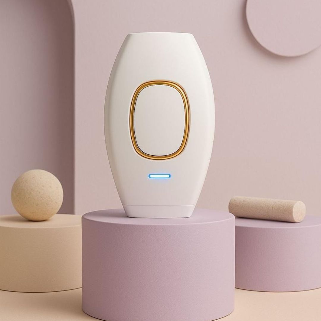 IPL Laser Hair Removal Handset – Permanent Painless Hair Reduction Dev – Glissberry